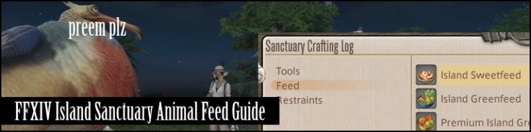 FFXIV Island Sanctuary | Animal Feed – what best to use? – FFXIV Guild